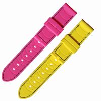 China Thread Watch Strap Replacement Silicone Rubber Watch Band With Special Pattern for sale