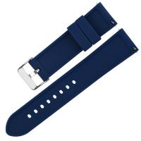 China Dustproof Mens Rubber Watch Bands , 22mm Wrist Watch Straps Mens for sale