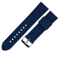 China Dustproof Mens Rubber Watch Bands , 22mm Wrist Watch Straps Mens for sale