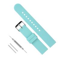 China Unisex Removable TPU Rubber Watch Band Stainless Steel Buckle for sale