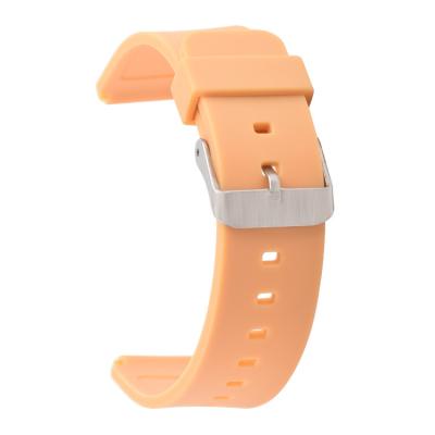 China 2 Pieces Stiff Silicone Adjustable Watch Band 16mm 100 Waterproof for sale