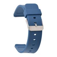 China 2 Pieces Stiff Silicone Adjustable Watch Band 16mm 100 Waterproof for sale