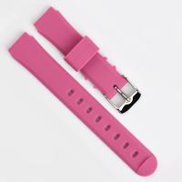 China Waterproof Narrow Watch Band , 14mm Rubber Watch Strap Durable for sale