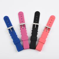 China Waterproof Narrow Watch Band , 14mm Rubber Watch Strap Durable for sale