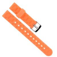 China Varied Colors Silicone Rubber Strap , 16mm Sport Watch Band for sale