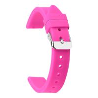 China Lightweight 14mm Rubber Watch Band , CE Silicone Watch Bracelet Colorful for sale