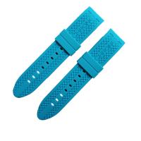 China Silicone Rubber 22mm Adjustable Watch Strap Flexible For Wristwatches for sale