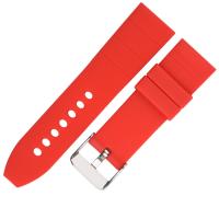 China SHX Silicone Rubber Watch Strap Bands , Interchangeable Watch Band 20 22 26mm for sale