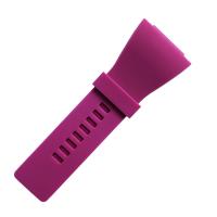 China 38mm Silicone Rubber Watch Strap Bands Curved End For Wristwatch for sale
