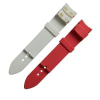 China Wear Resistant 22mm Curved Rubber Strap With 365 Days Warranty for sale