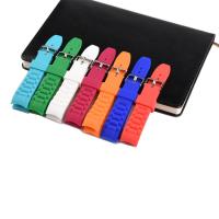 China 20mm Silicone Rubber Watch Strap Bands For Unisex Multi Color for sale