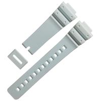 China Tough Silicone Rubber Watch Strap Bands 25x16mm Sweatproof Comfortable Wear for sale