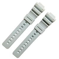China Tough Silicone Rubber Watch Strap Bands 25x16mm Sweatproof Comfortable Wear for sale