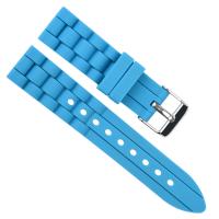 China Dust proof Silicone Rubber Watch Band , 18mm Narrow Watch Straps for sale