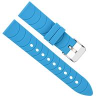 China Dust proof Silicone Rubber Watch Band , 18mm Narrow Watch Straps for sale