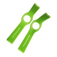 China One Piece Watch Strap Silicone Rubber Watch Band With Watch Slot for sale