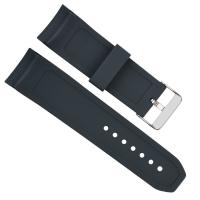 China Unbreakable 24mm Curved Lug Watch Strap printed LOGO for sale