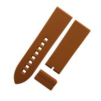 China Simulate Stitching Men'S Silicone Watch Bands 26mm With Pattern for sale