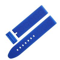 China Embossed Decoration Watch Band Custom Silicone Rubber Watch Strap for sale