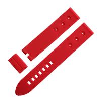 China Breathable 18mm Sports Watch Rubber Strap Water Resistant CE Passed for sale