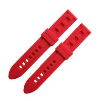 China Breathable 18mm Sports Watch Rubber Strap Water Resistant CE Passed for sale