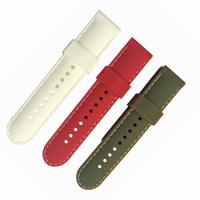China 22mm Mens Rubber Watch Bands , SGS Soft Silicone Watch Strap for sale