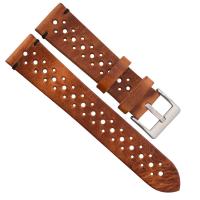 China 22mm Veg Tan Leather Watch Strap Bands For Sports Watch for sale