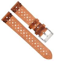 China 22mm Veg Tan Leather Watch Strap Bands For Sports Watch for sale