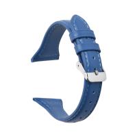 China OEM Genuine Leather Watch Strap , 22mm Leather Watch Band Custom Shape for sale