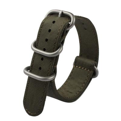China Zulu Nylon Strap Watch Bands 22mm Fashion Style Pure Color for sale