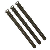 China Zulu Nylon Strap Watch Bands 22mm Fashion Style Pure Color for sale