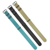 China 24mm Nylon Velcro Watch Straps With Plating Hardwares for sale