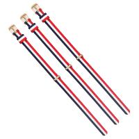 China 20mm Narrow Nylon Strap Watch Bands With Delicate Hardware PVD for sale