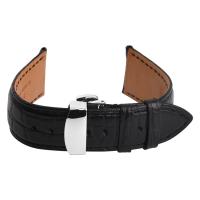 China Crocodile Wrist Watch Leather Strap 18 20 22 24mm Custom Logo for sale