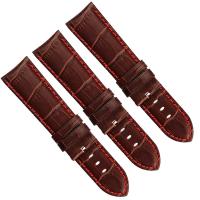 China mens Replacement Leather Watch Strap , Vintage brown 18mm Leather Watch Band for sale