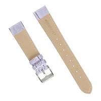 China Light purple Crocodile Leather Watch Strap for sale