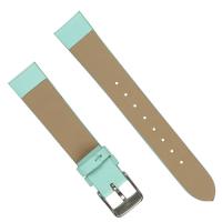 China Mint Green 18mm Leather Watch Strap Bands Flower Embroidered for sale