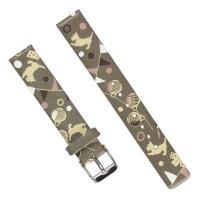 China Print 26mm Leather Watch Strap Bands With Pattern ROHS CE Passed for sale