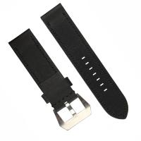 China ROHS Mens Watches Leather Band , OEM Stitched Leather Watch Strap With Pre V Buckle for sale