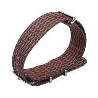 China Wavy Striped Nylon Strap Watch Bands 16mm With Combination Colors for sale