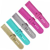 China 16mm Changeable Watch Band Cyan blue Canvas Cloth With Multi Color for sale
