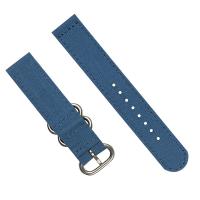 China Zulu Canvas Strap Watch Band , 22mm Unisex Watch Wrist Strap for sale