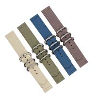 China Zulu Canvas Strap Watch Band , 22mm Unisex Watch Wrist Strap for sale
