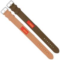 China One piece Genuine Sailcloth Watch Strap , 20mm Canvas Strap solid color for sale