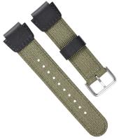 China Luxury 20mm Canvas Strap Watch Band sailcloth With Extenders for sale