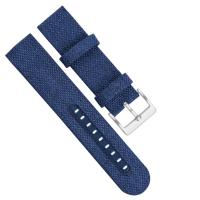 China Premium Hybrid Canvas Strap Watch Band PVD plating Buckle for sale