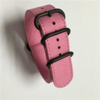 China Canvas 24mm Smart Watch Replacement Bands With Coating Hardwares for sale