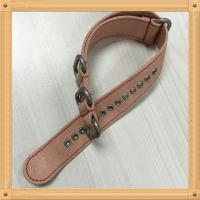 China Flesh Pink Canvas Strap Watch Band With Metal Holes Zulu Style for sale