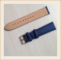 China 20mm Canvas And Leather Watch Strap Simple Stylish ROHS Certification for sale