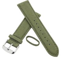 China Tough Canvas Strap Watch Band 18 20 22 24mm Solid Color for sale